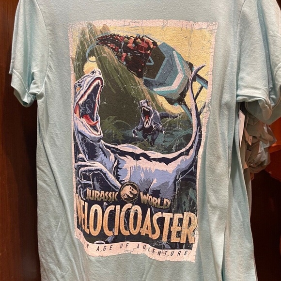 Universal | Shirts | Universal Studios Jurassic World Velocicoaster ...